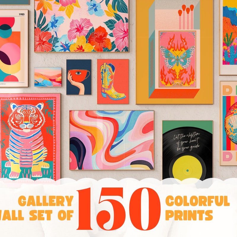 Funky Prints for Gallery Wall - Etsy