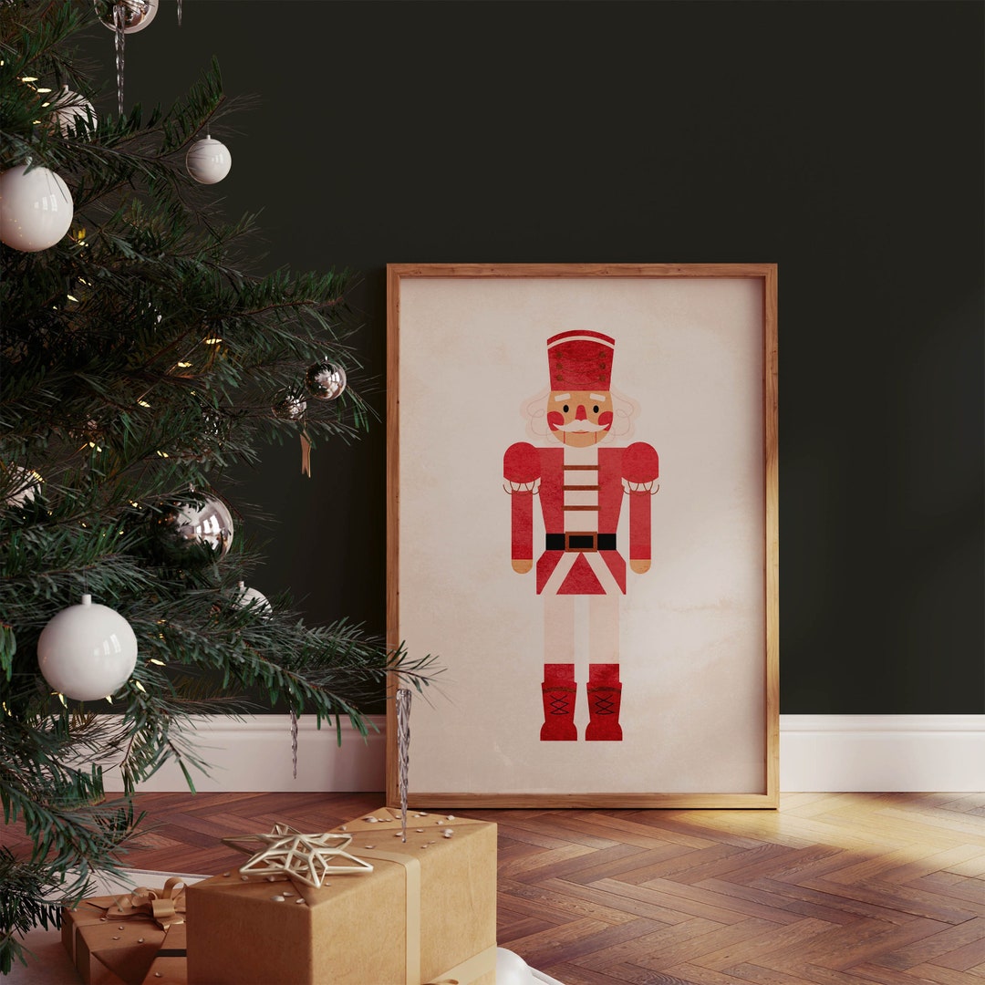 Nutcracker Christmas Wall Art Farmhouse Wall Decor, Farmhouse Christmas ...