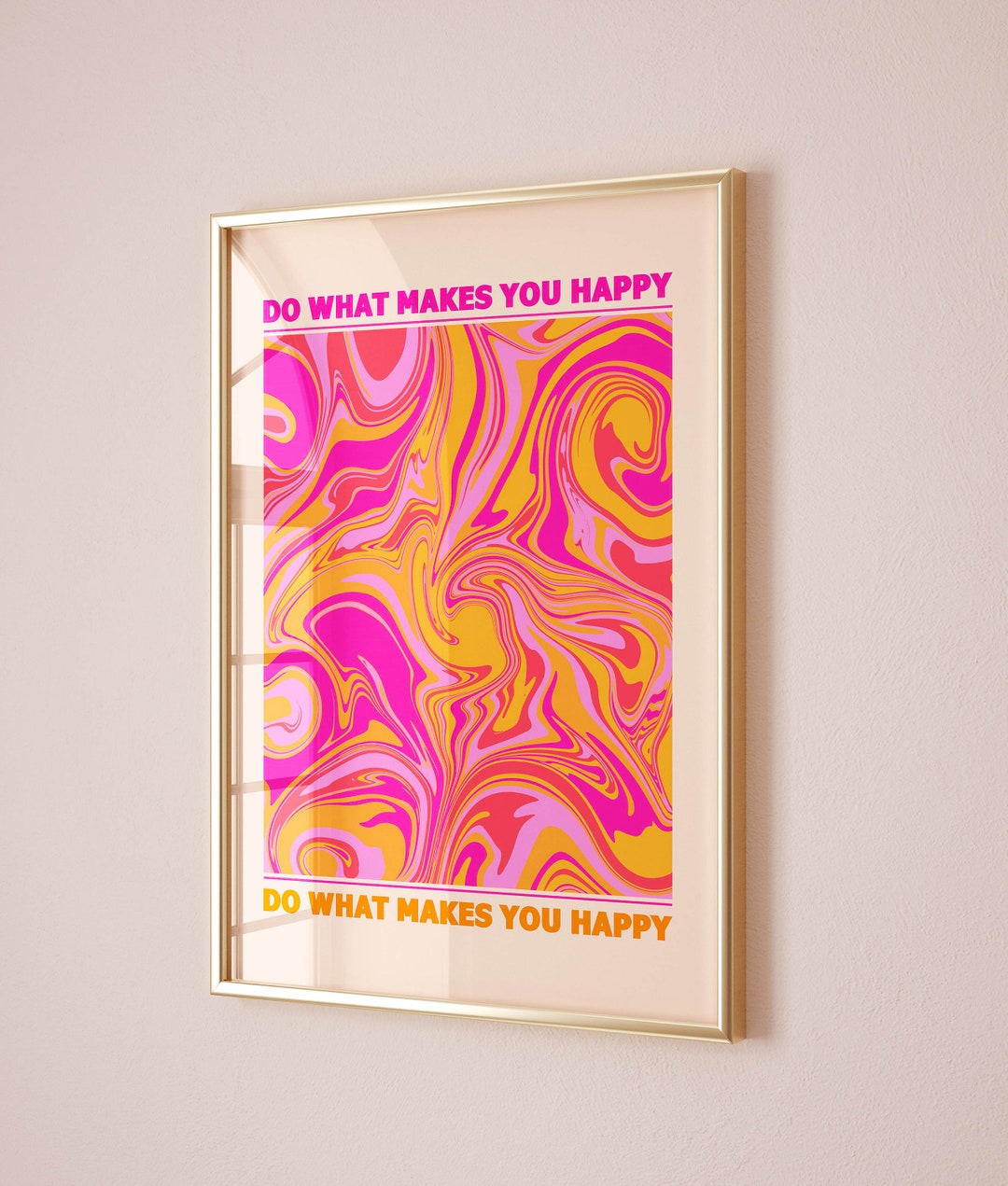 Motivational Art Funky Retro Art Print Preppy Dorm Decor - Etsy