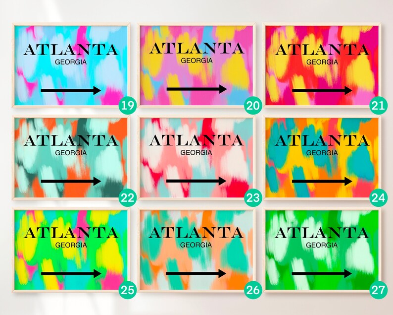 Custom Location Sign Preppy Wall Art Printable Dorm Decor - Etsy UK