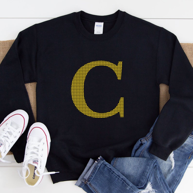 Weasley Sweater Personalized With Initial Custom Weasley - Etsy