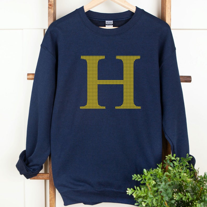 Weasley Sweater Personalized With Initial Custom Weasley - Etsy