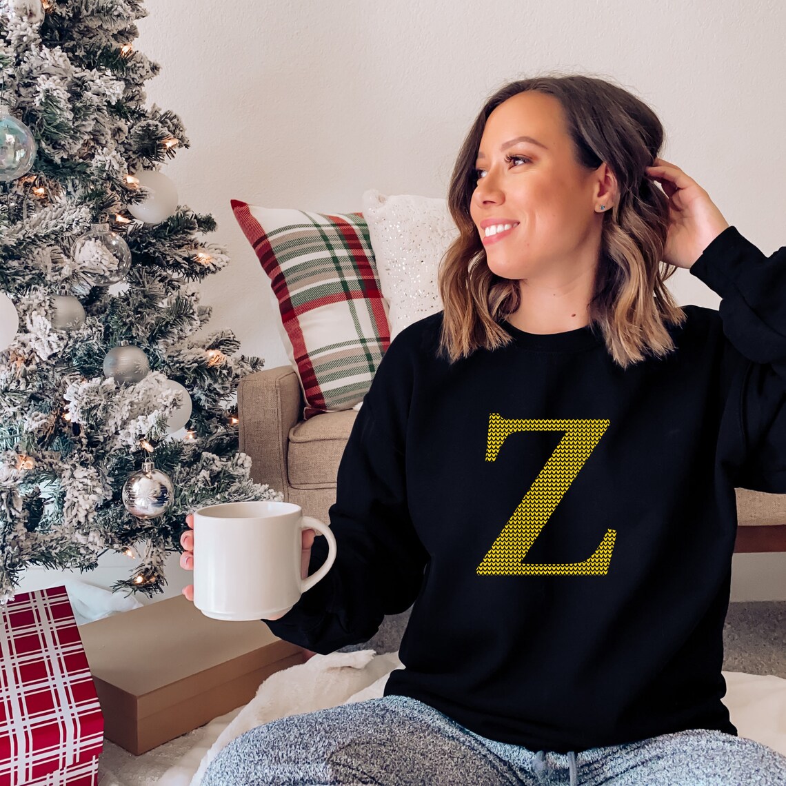 Weasley Sweater Personalized With Initial Custom Weasley - Etsy