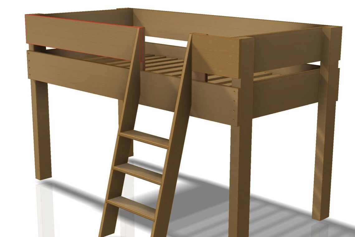 Loft Bed Build Plans Full Color - Etsy