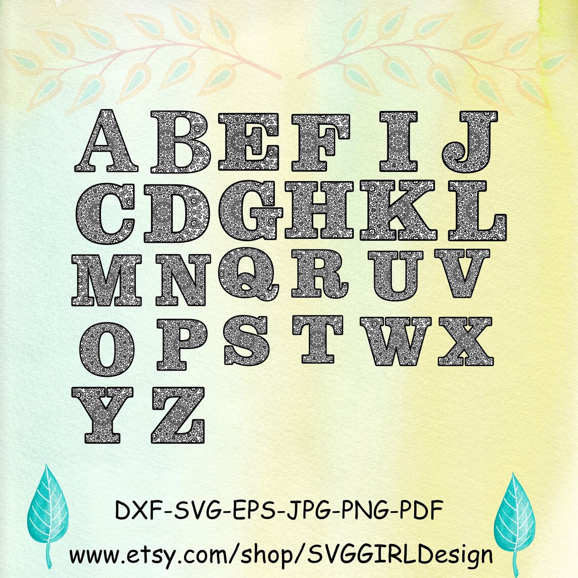 Mandala Alphabet SVG Mandala Letters SVG Mandala Font - Etsy Canada