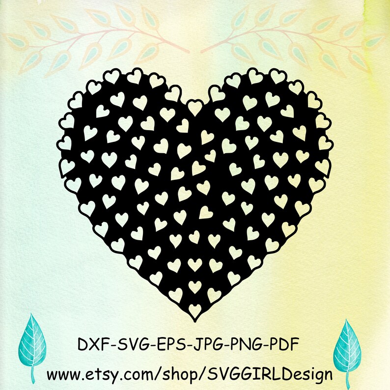 Corazón SVG Corazón dibujado a mano svg - Etsy México