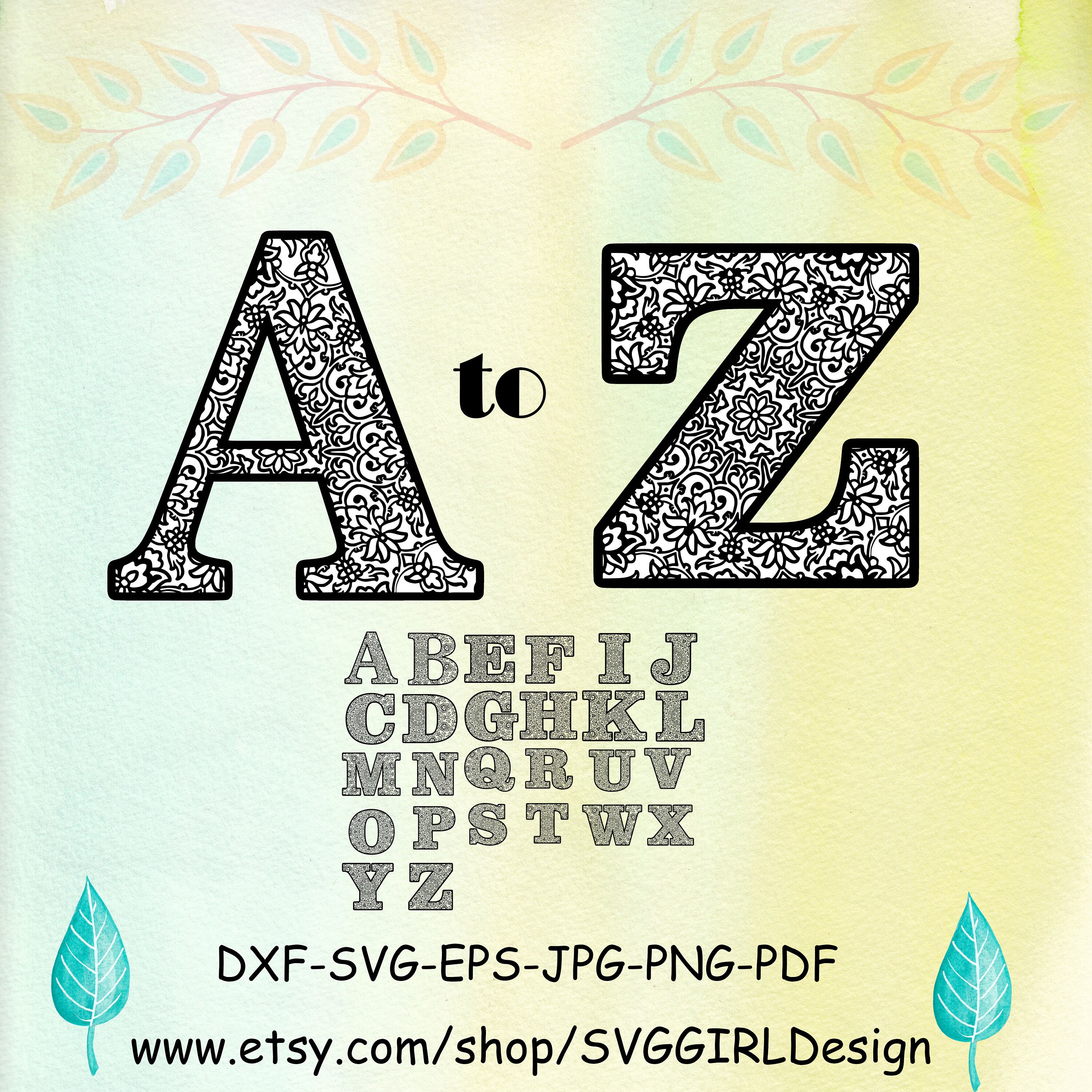 Mandala Alphabet SVG Mandala Letters SVG Mandala Font - Etsy Canada