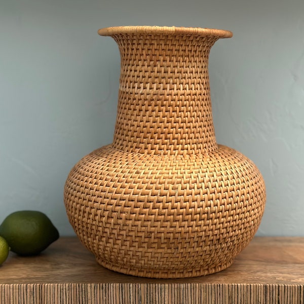 Basket Vase - Etsy