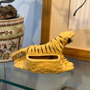 Vintage MCM Tiger Vase / Planter, Flower Pot, Jardinere, Cachepot - Etsy