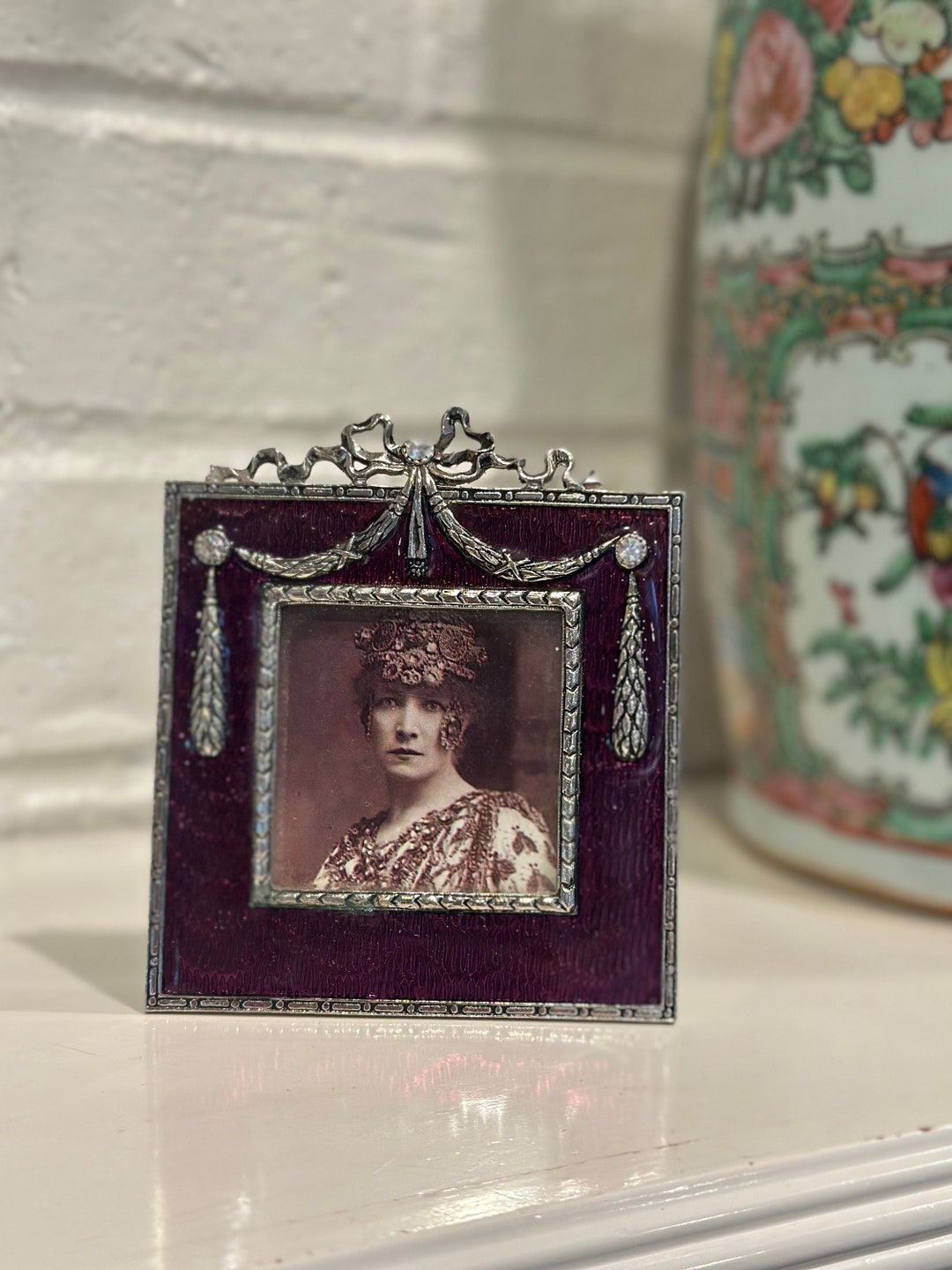 Vintage Terragraphics Imperial French / Russian Royal Purple Guilloche ...