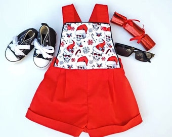 Skull Overalls - Etsy