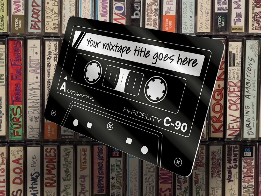 Custom QR Code Mixtape Card: Personalized Music Gift - Etsy