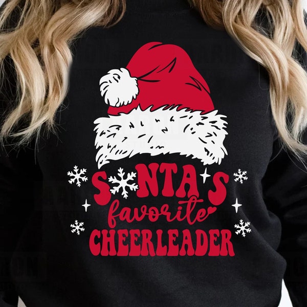 Santa Favorite Cheerleader Svg - Etsy