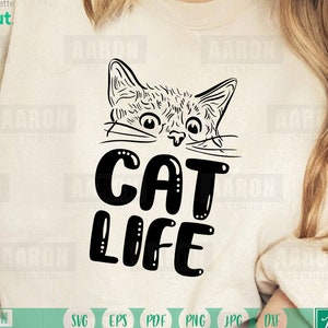Cat Life Svg, Cat Vibes Svg, Cat Owner Svg, Funny Svg, Fur Mom, Pets ...
