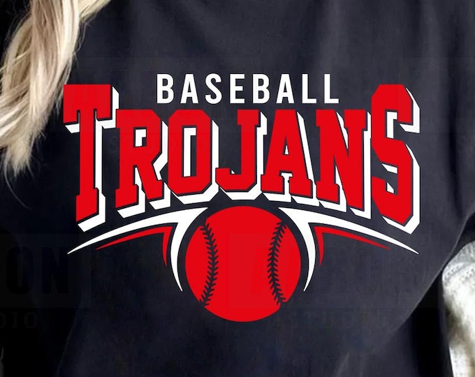 Trojan Baseball Svg, Trojans Baseball Svg Mascot, Trojan Svg, Trojans ...