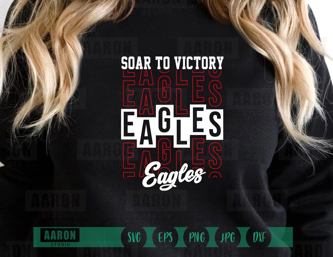 Eagles Mascot SVG PNG, Eagles Cheer Mom Svg, Mascot Shirt Design Svg ...