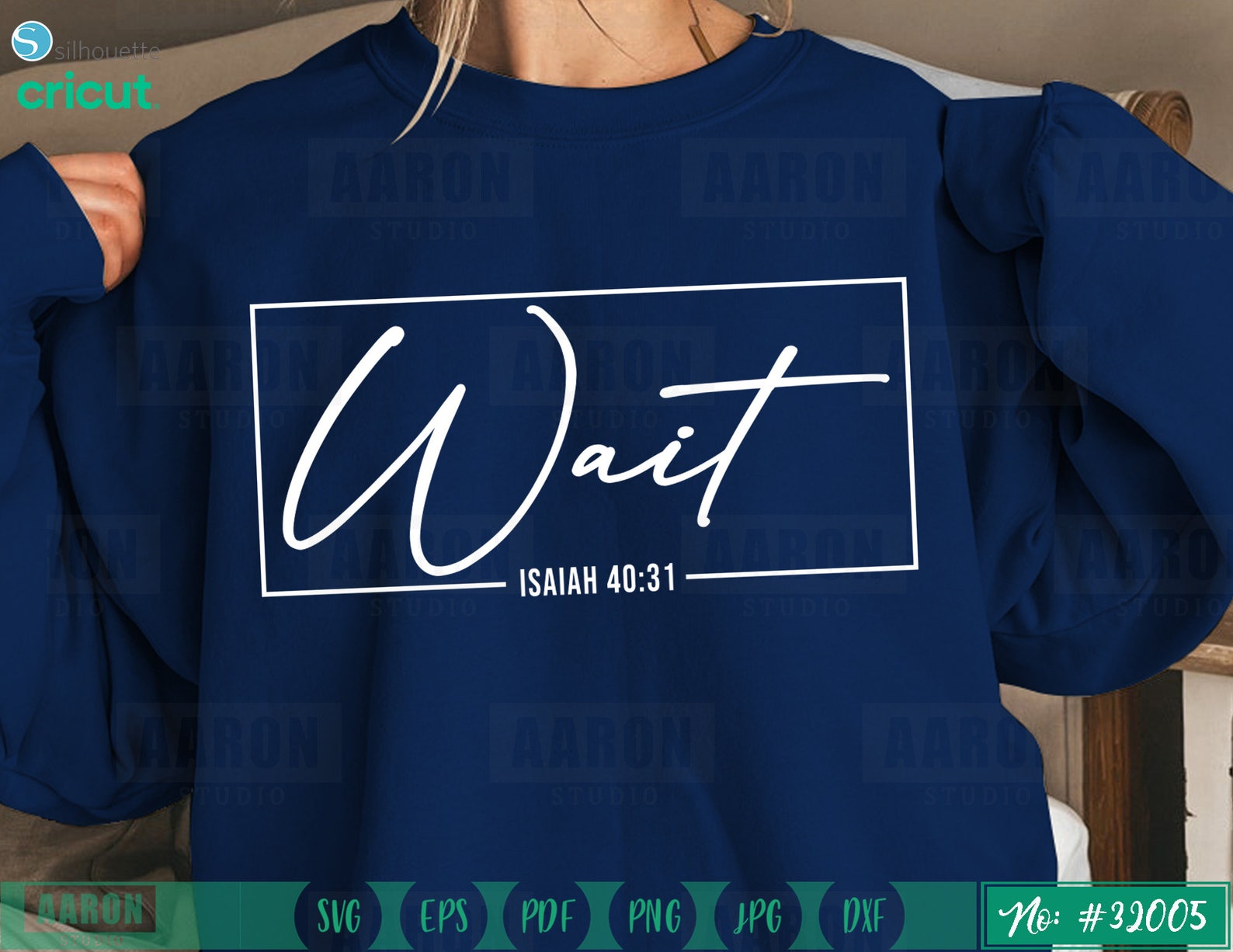 Wait Svg Isaiah Svg Christian Svg Handwrite Svg Christian - Etsy