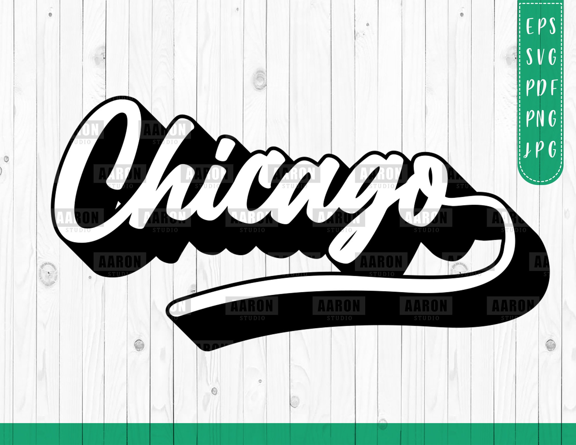 Chicago City Letter Prints Svg Print for Apparel Patch - Etsy
