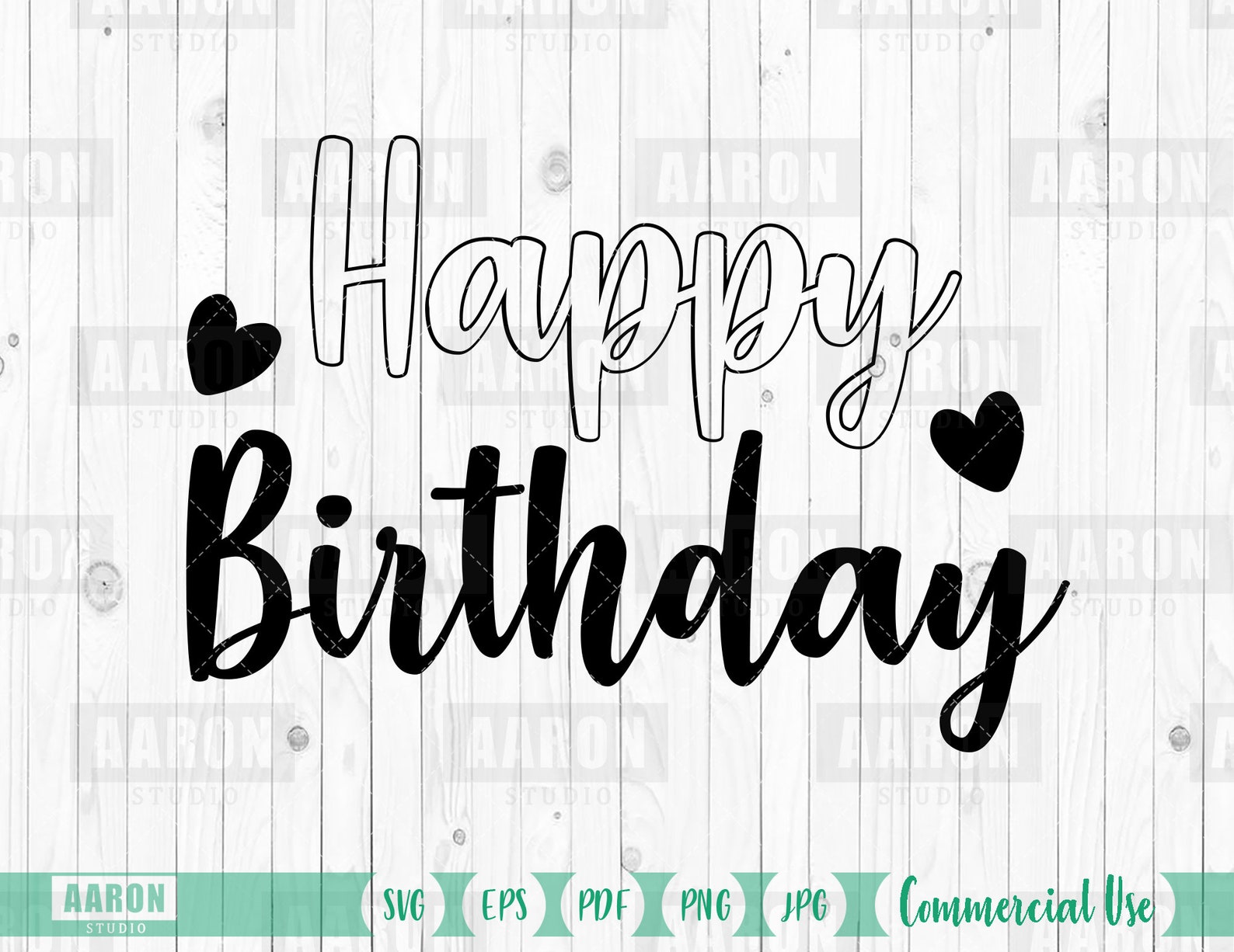 Happy Birthday Svg Birthday Svg Birthday Gift Print Svg | Etsy