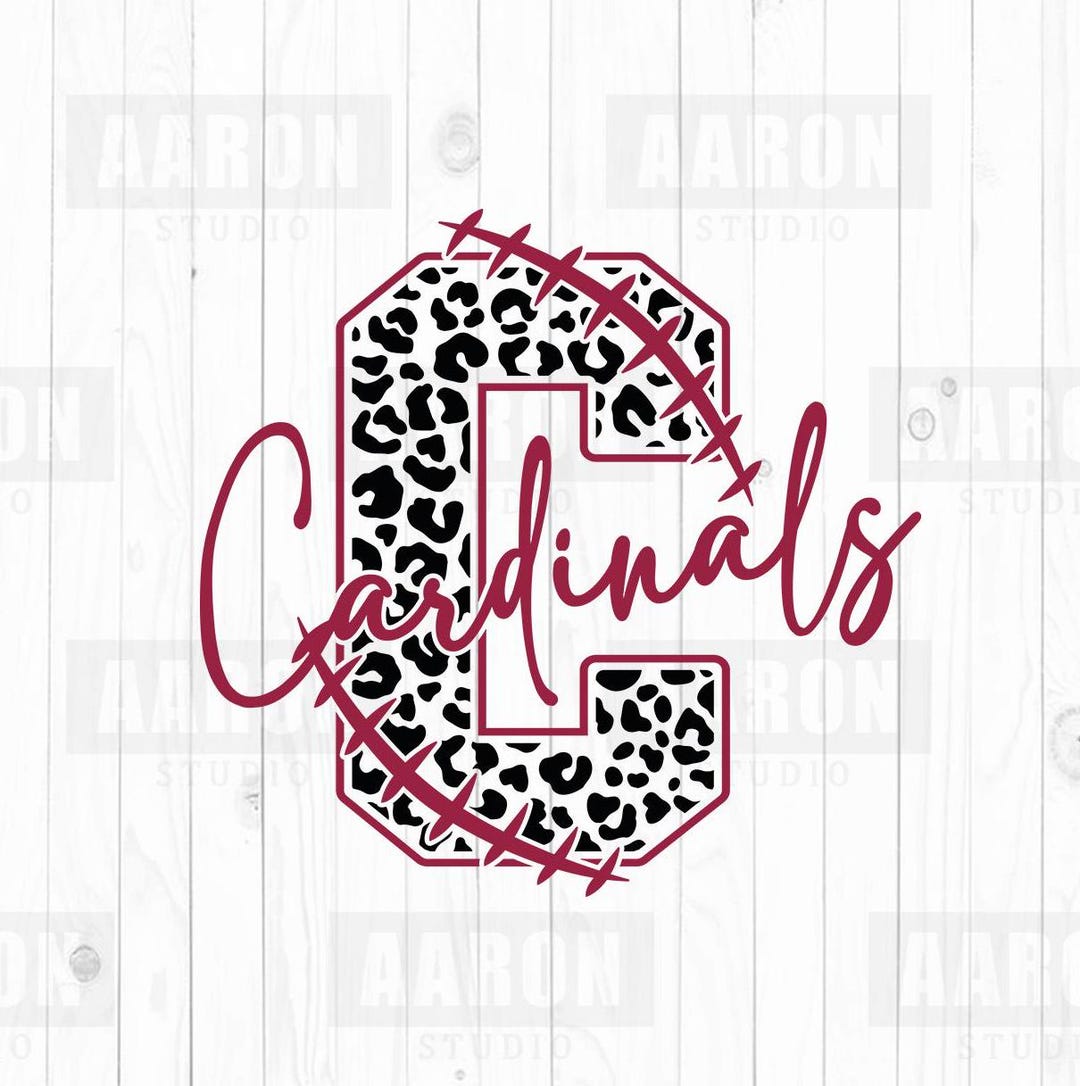 Cardinals SVG PNG, Cardinals Leopard Svg, Cardinals Football Svg ...