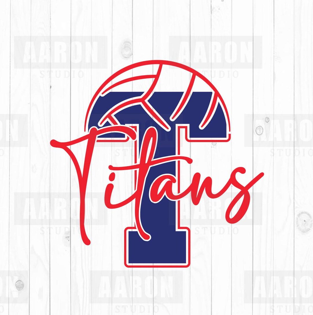 Titans Volleyball SVG PNG DXF, Titans Svg, Volleyball Svg, Titans ...