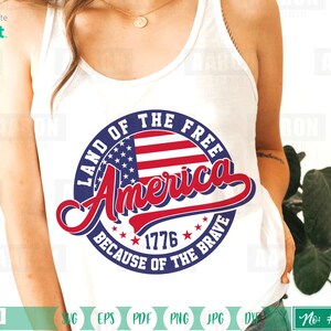 America 4th of July SVG Svg, Fourth of July SVG, Patriotic Svg ...