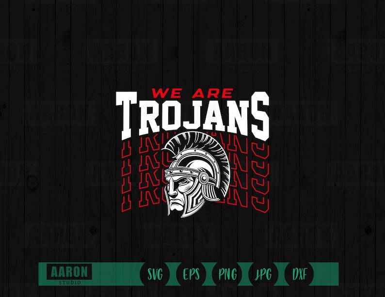 Trojans Mascot SVG, School Spirit Shirt Design (digital Download) - Etsy