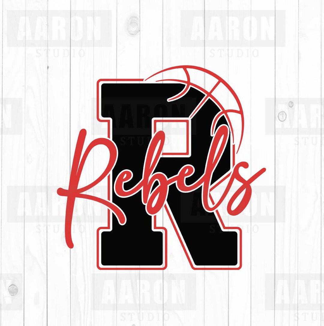 Rebels Basketball Mascot SVG, PNG, DXF, Cricut - Etsy