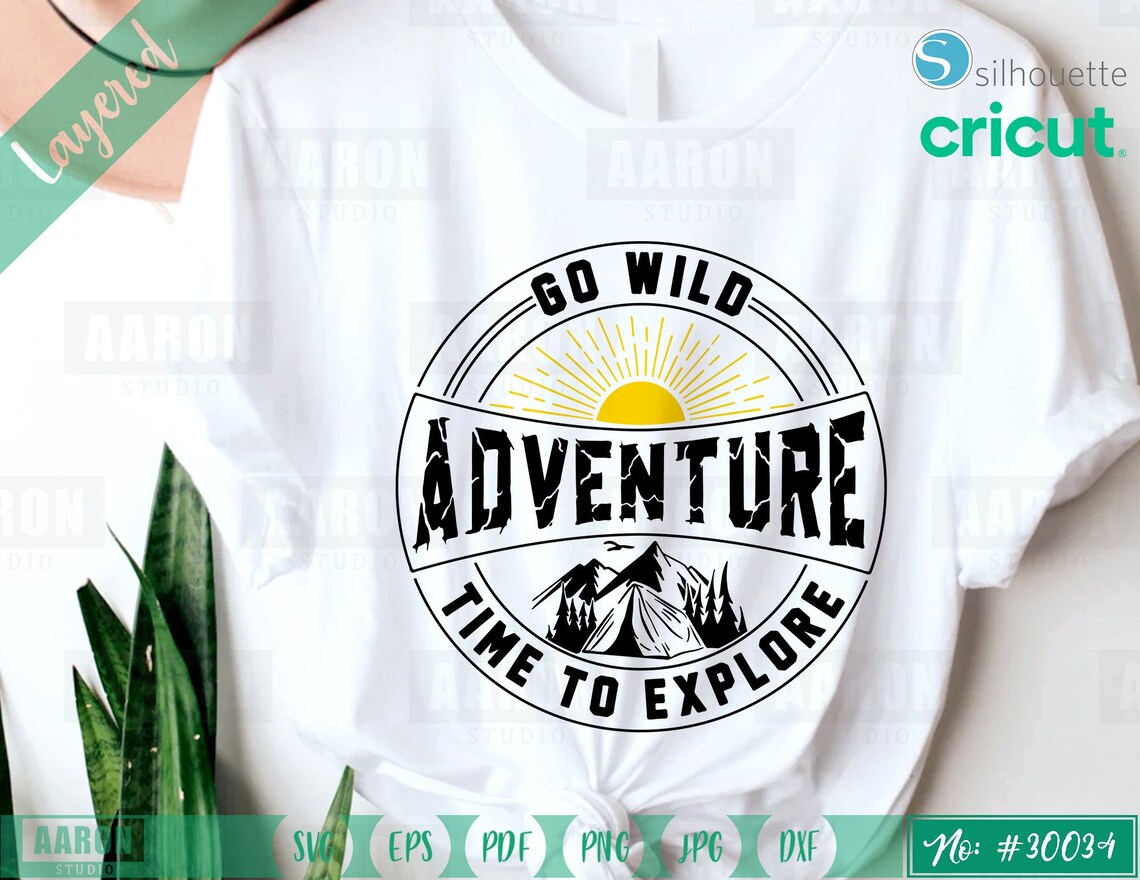 Go Wild SVG Adventure Svg Camp Fire Svg Camp Life Svg - Etsy