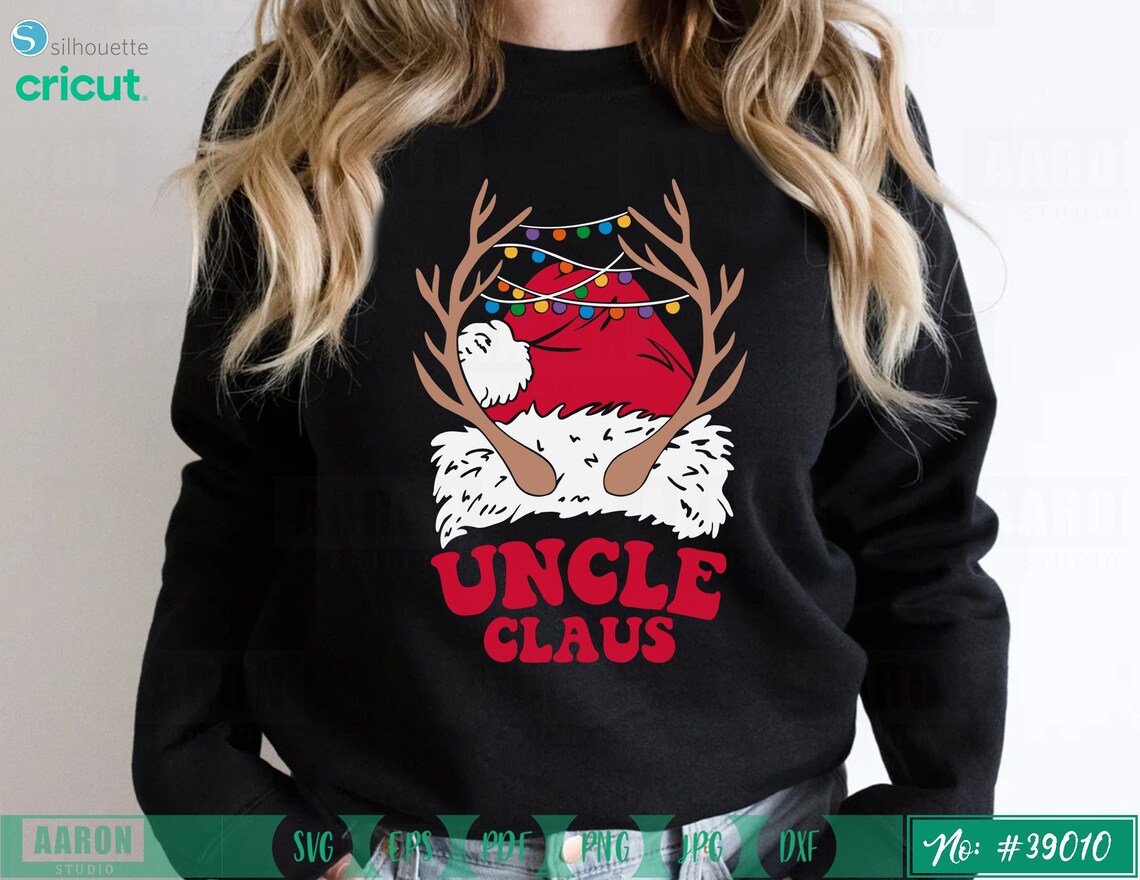 Uncle Claus SVG Funny Uncle Quote Christmas Uncle Shirt Svg - Etsy