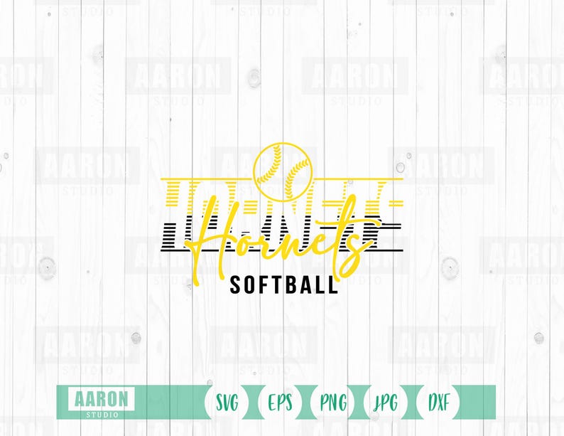 Hornets Softball Mascot SVG PNG DXF, Cricut - Etsy