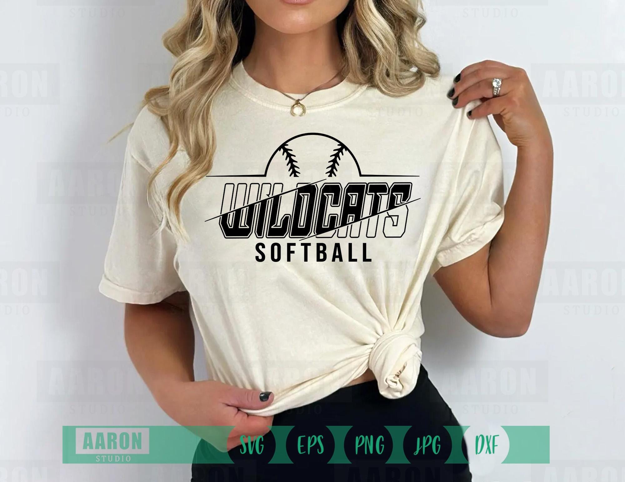 Wildcats Softball SVG PNG DXF, Wildcats Softball Svg, Wildcats Mascot ...