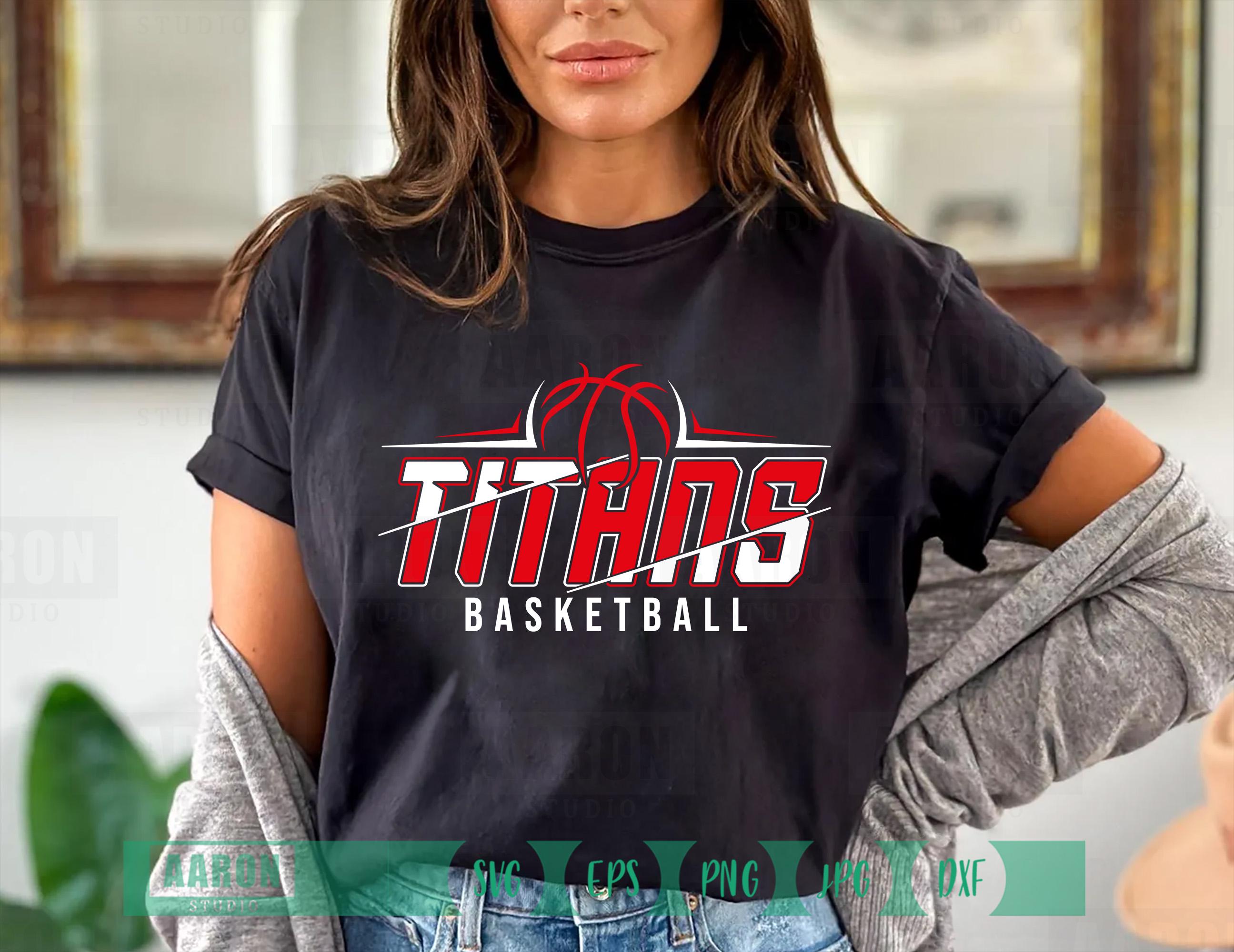 Titans Basketball SVG PNG DXF, Titans Mascot Svg, Basketball Png ...