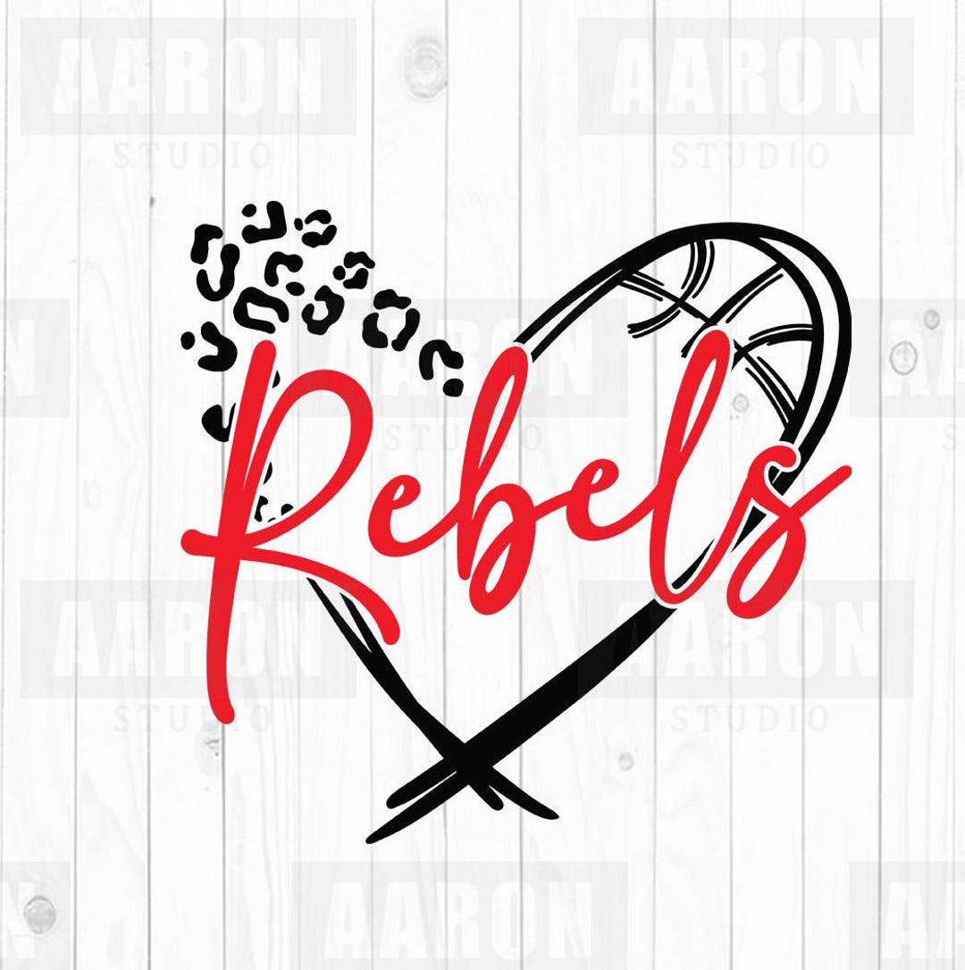 Rebels Leopard Basketball SVG PNG DXF, Rebels Svg, Basketball Svg ...