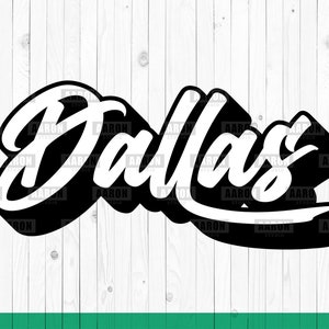 Dallas - City Letter Prints Svg , Print for Apparel , Patch , Sticker ...