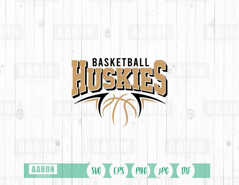 Huskies Basketball SVG, Mascot Shirt Design (digital Files) - Etsy