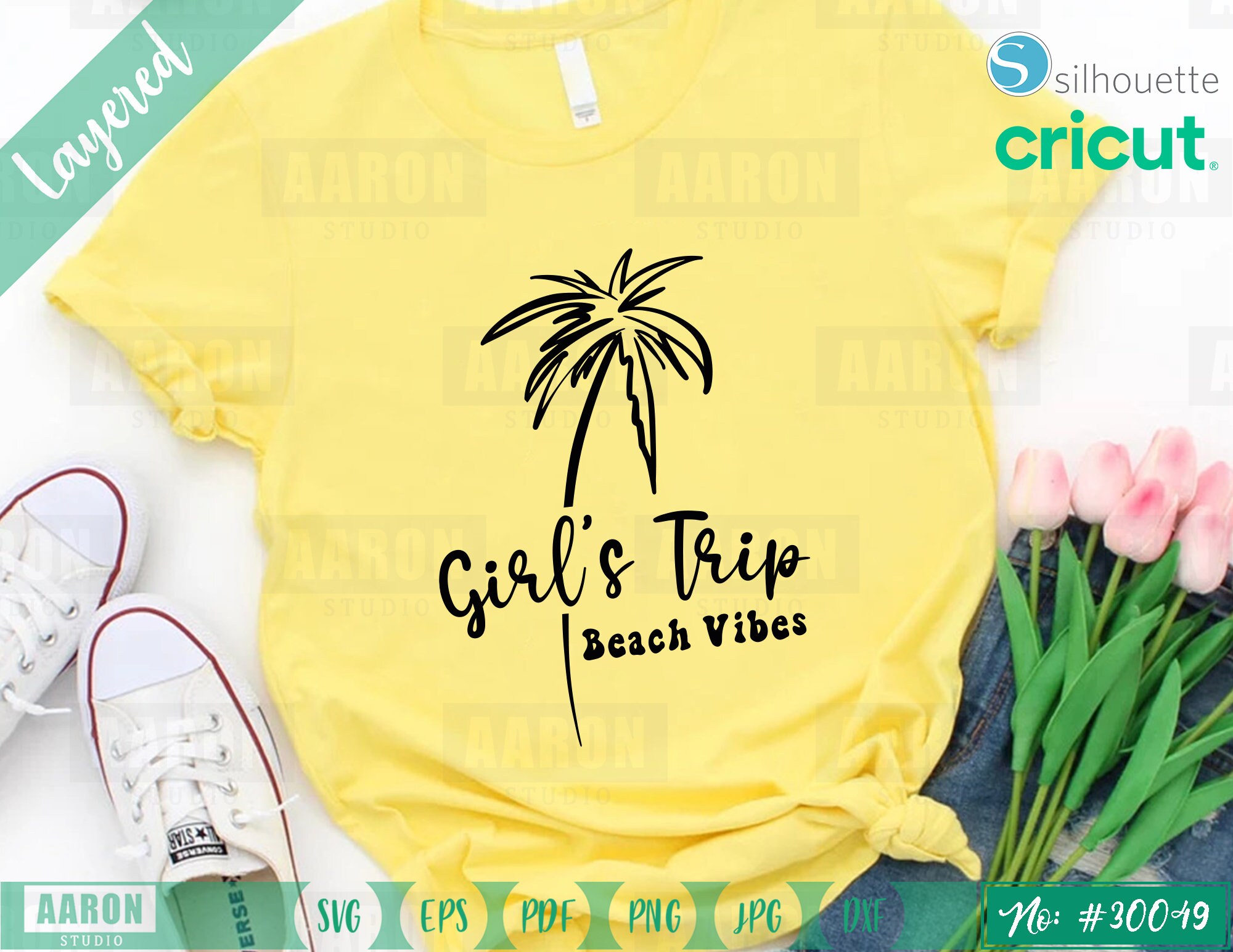 Girl's Trip Beach Vibes Svg Summer Svg Cut Files - Etsy