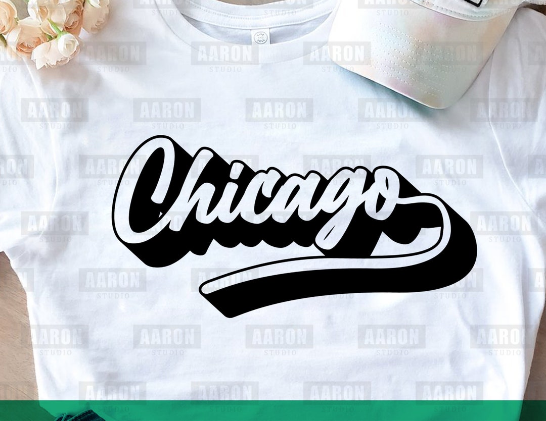 Chicago - City Letter Prints Svg , Print for Apparel , Patch , Sticker ...