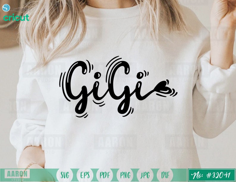 Gigi Svg Gigi With Heart Svg Cut File for Cricut Family Svg - Etsy Canada