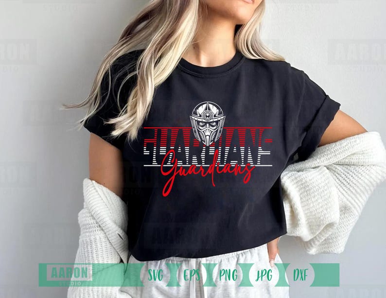 Guardian Mascot SVG PNG, School Spirit Design (digital Download) - Etsy