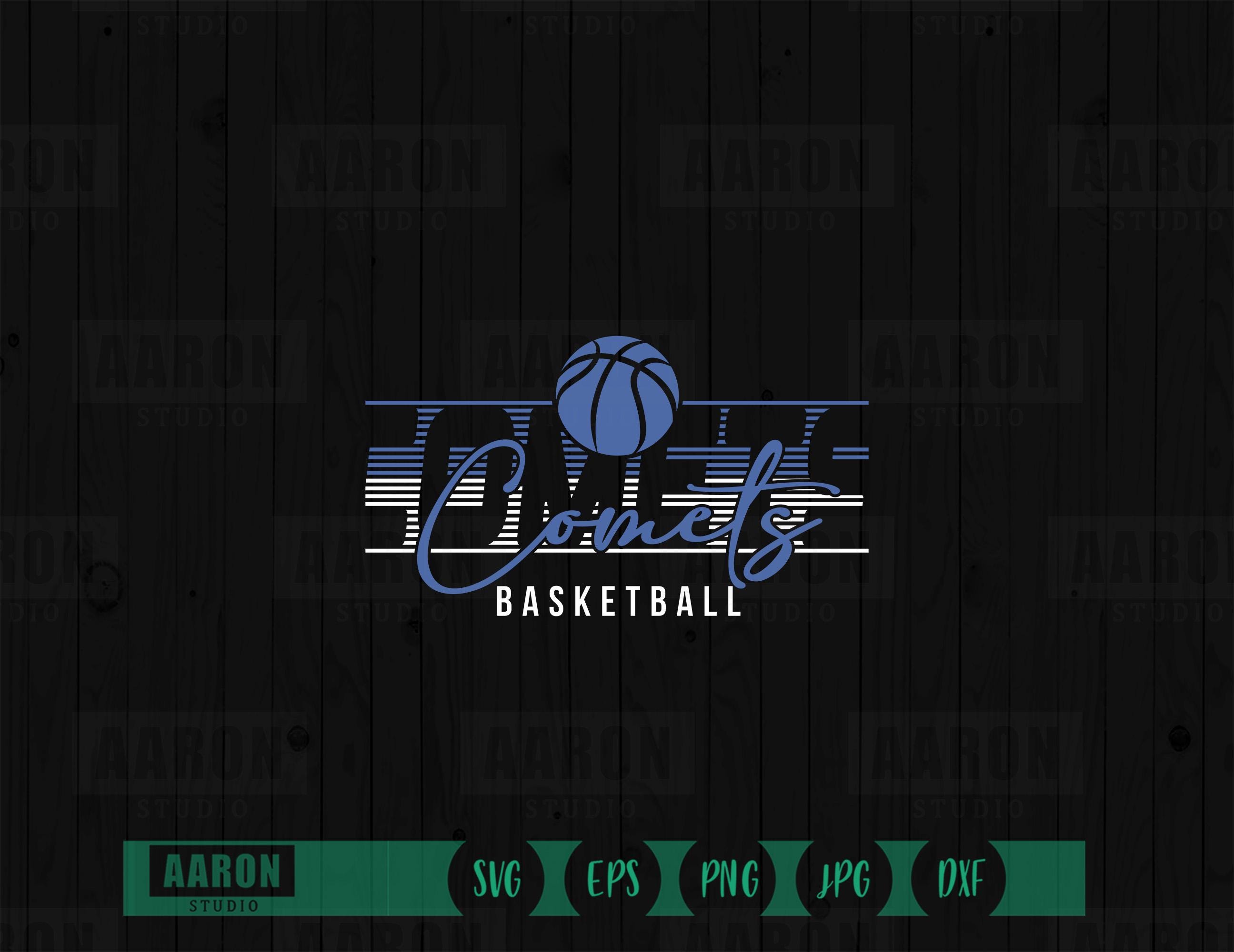 Comets Basketball SVG PNG Retro Sports Logo Mascot Cricut File - Etsy
