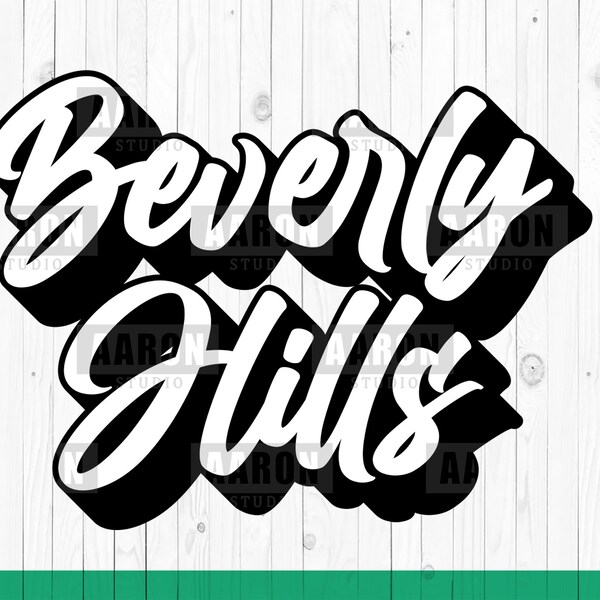 Beverly Hills Svg - Etsy