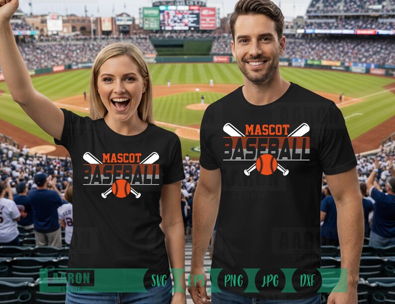 Editable Baseball Mascot SVG Bundle 6 Designs PNG Cricut T Shirt Cut ...