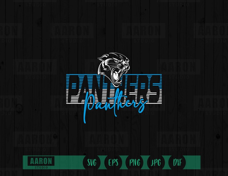 Panthers Mascot SVG, PNG, DXF, School Spirit (digital Files) - Etsy
