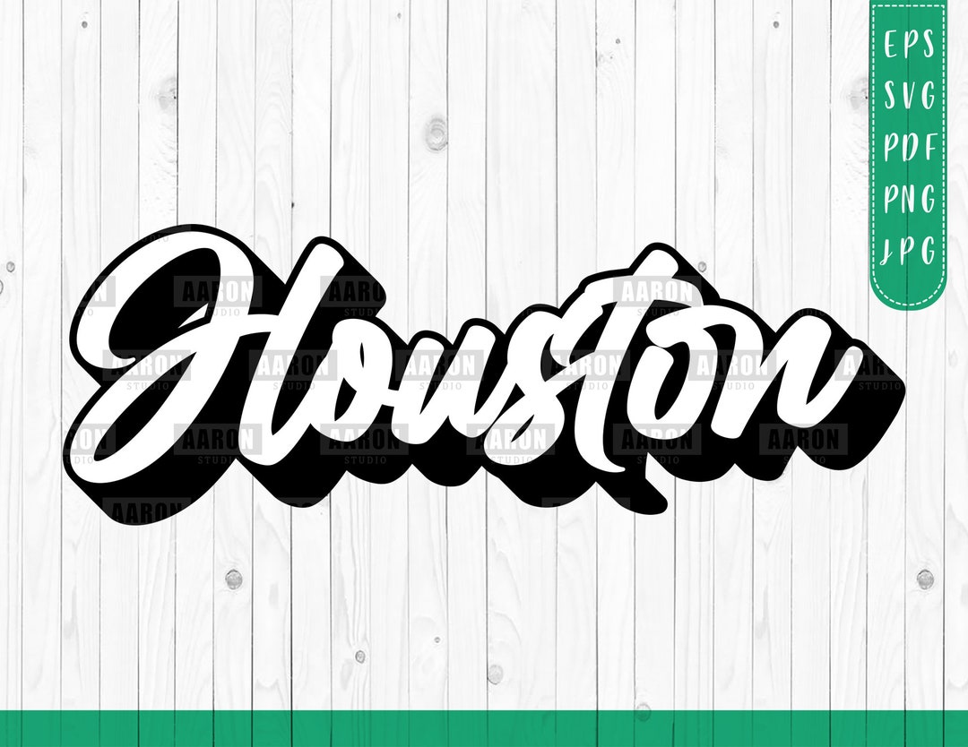 Houston - City Letter Prints Svg , Print for Apparel , Patch , Sticker ...