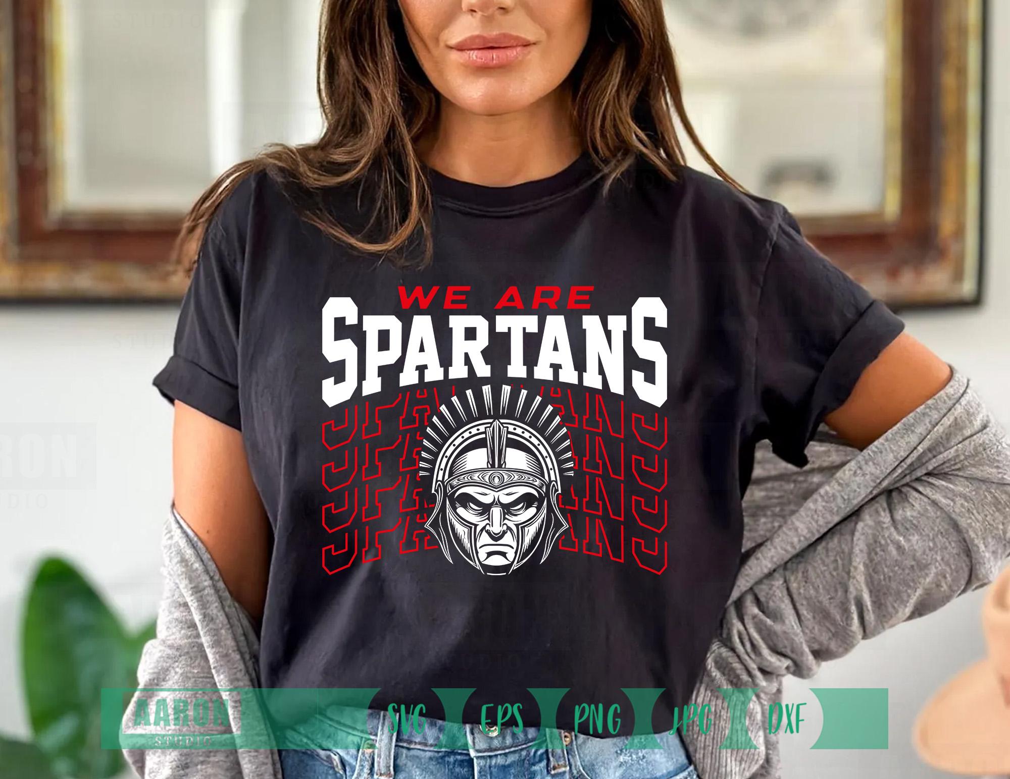 Spartans Mascot SVG, PNG, DXF, School Spirit - Etsy