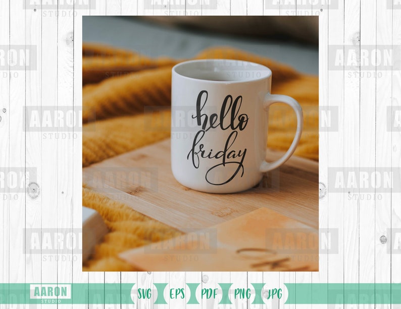 Hello Friday SVG Weekend SVG Friday Shirt Design Clipart - Etsy