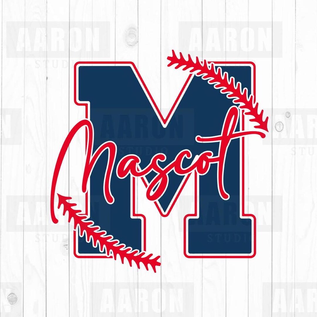 Custom Baseball SVG PNG, Mascot Letter Design, Team Name Initial ...