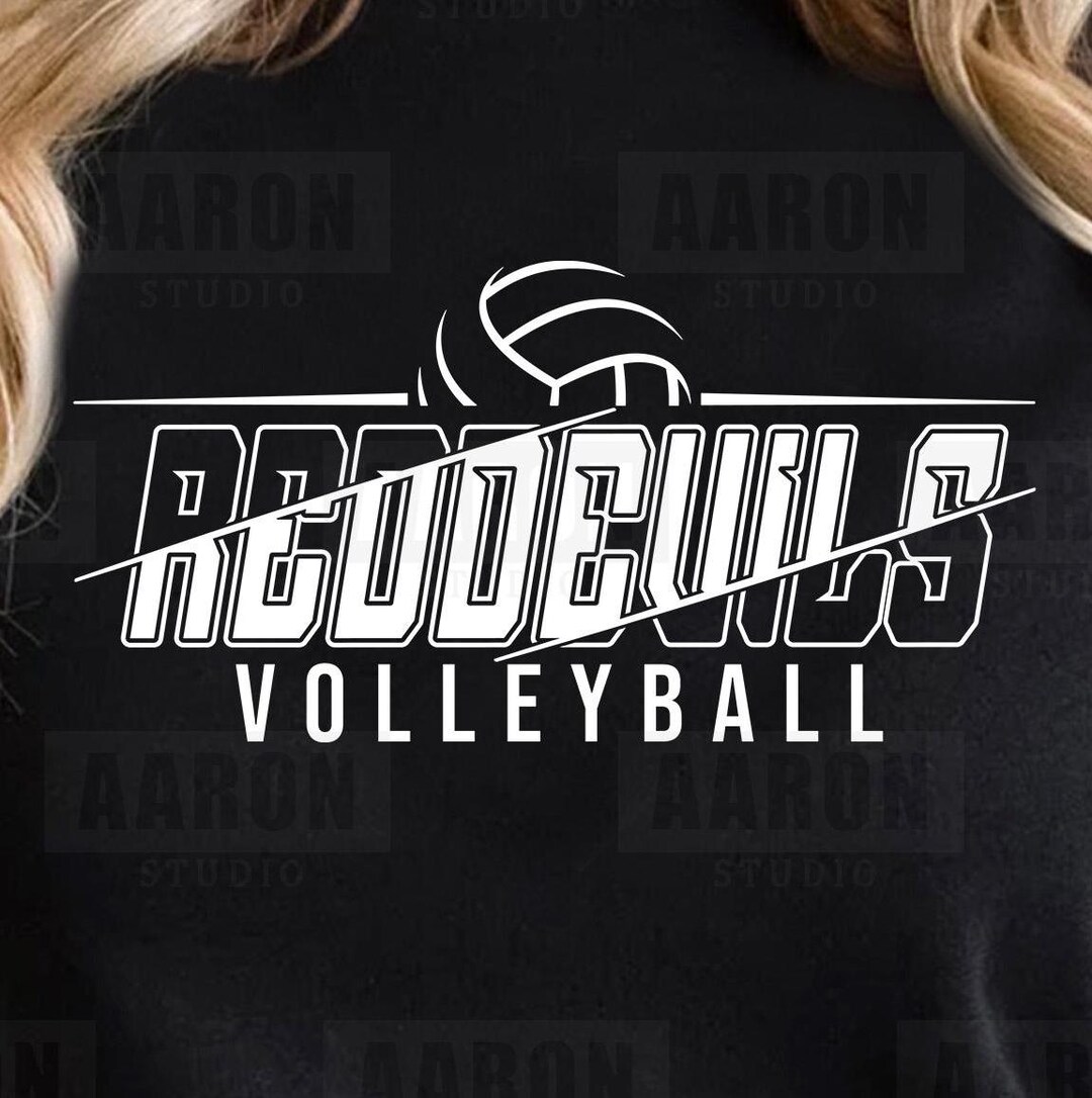 Red Devils Volleyball SVG PNG DXF, Volleyball Svg, Red Devils Mascot Svg, Red Devils Mom Svg ...