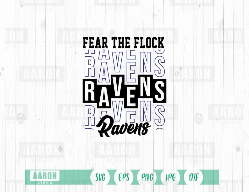 Raven Mascot SVG, Cheer Mom Shirt Design (digital Download) - Etsy